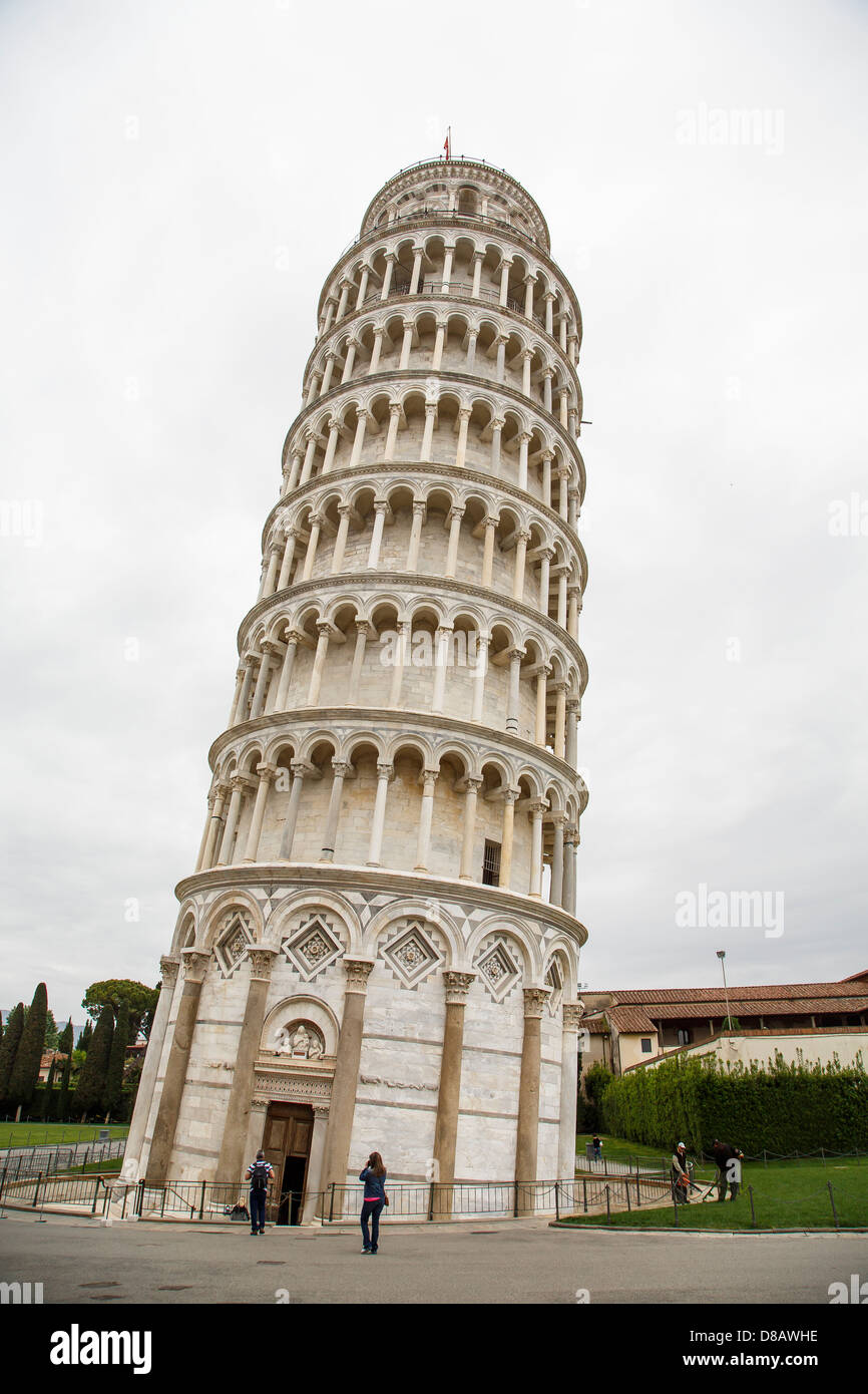 The Leaning Tower in Pisa, Italy Stock Photo - Alamy