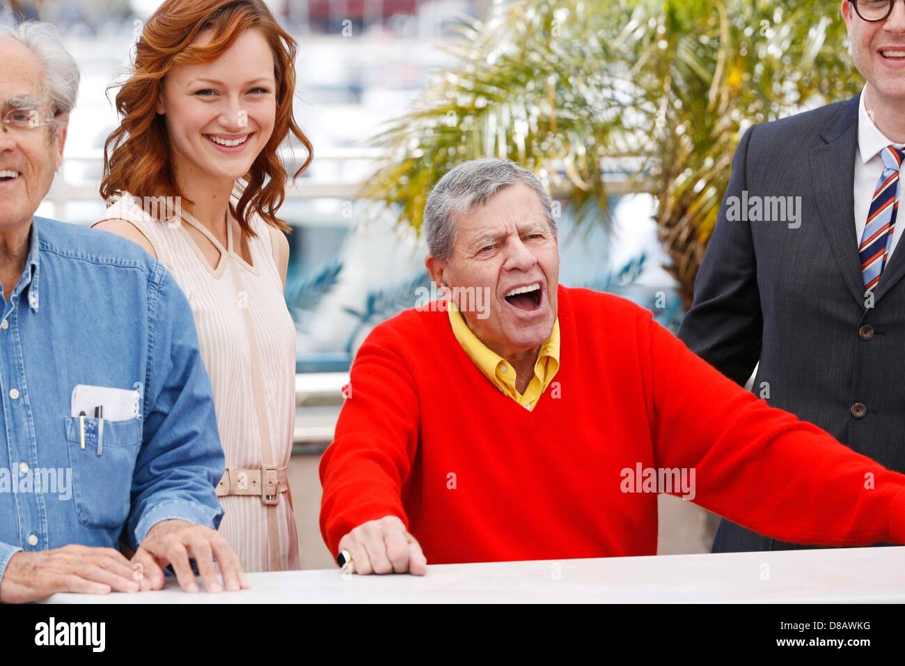 Cannes, France. 23rd May 2013. JERRY LEWIS.Max Rose photocall.66th ...