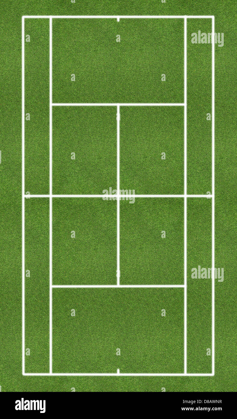 Tennis grass court Stock Photo - Alamy