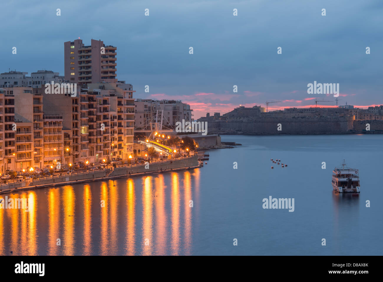 Malta at night hi-res stock photography and images - Alamy