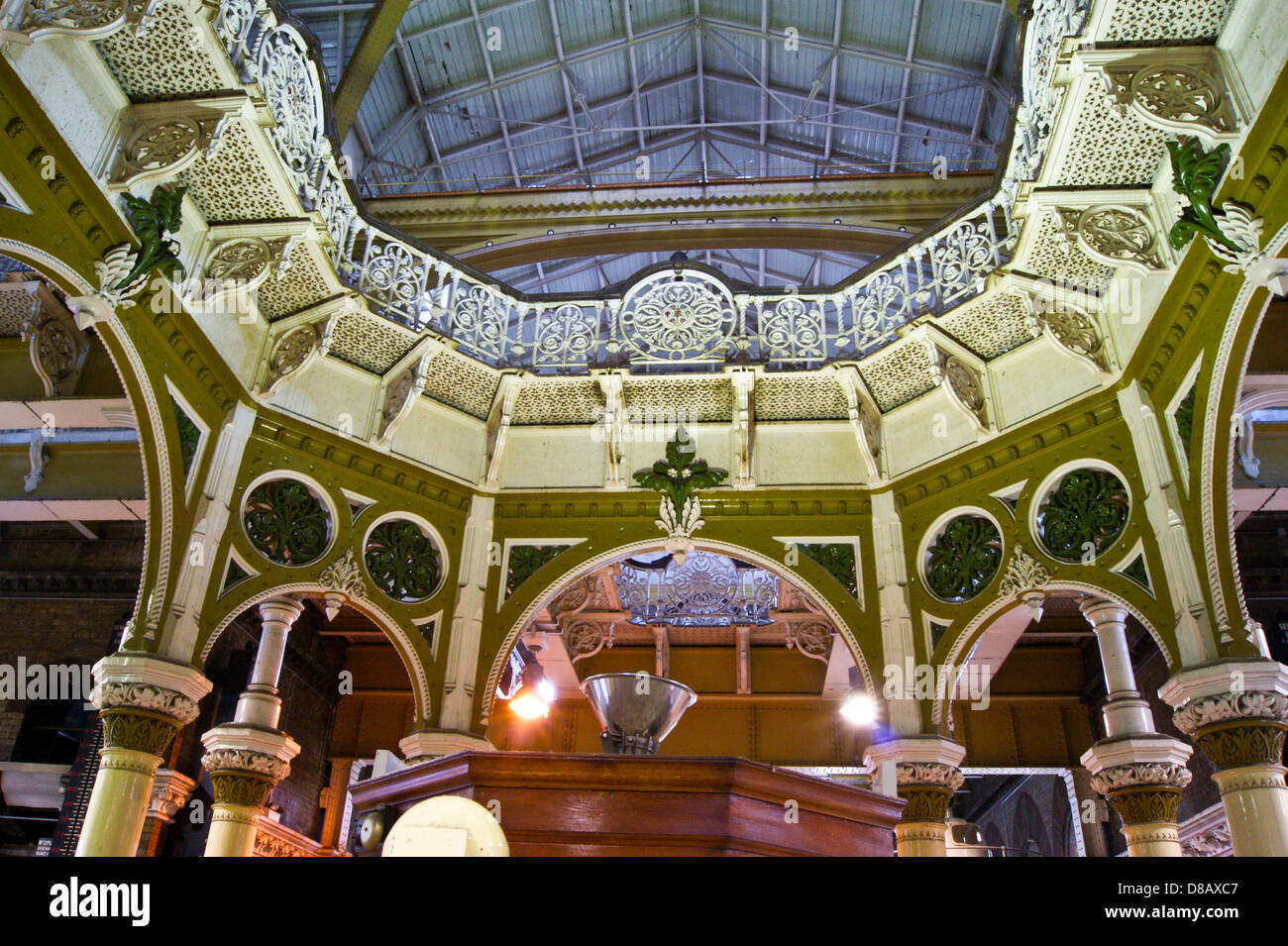 Cast iron interior detail of Abbey Mills sewage pumping station 1868 by ...