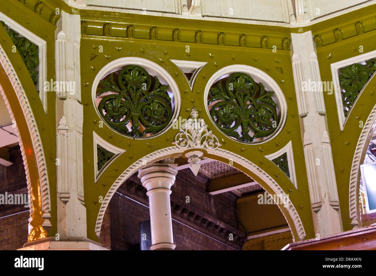 Cast iron interior detail of Abbey Mills sewage pumping station 1868 by ...