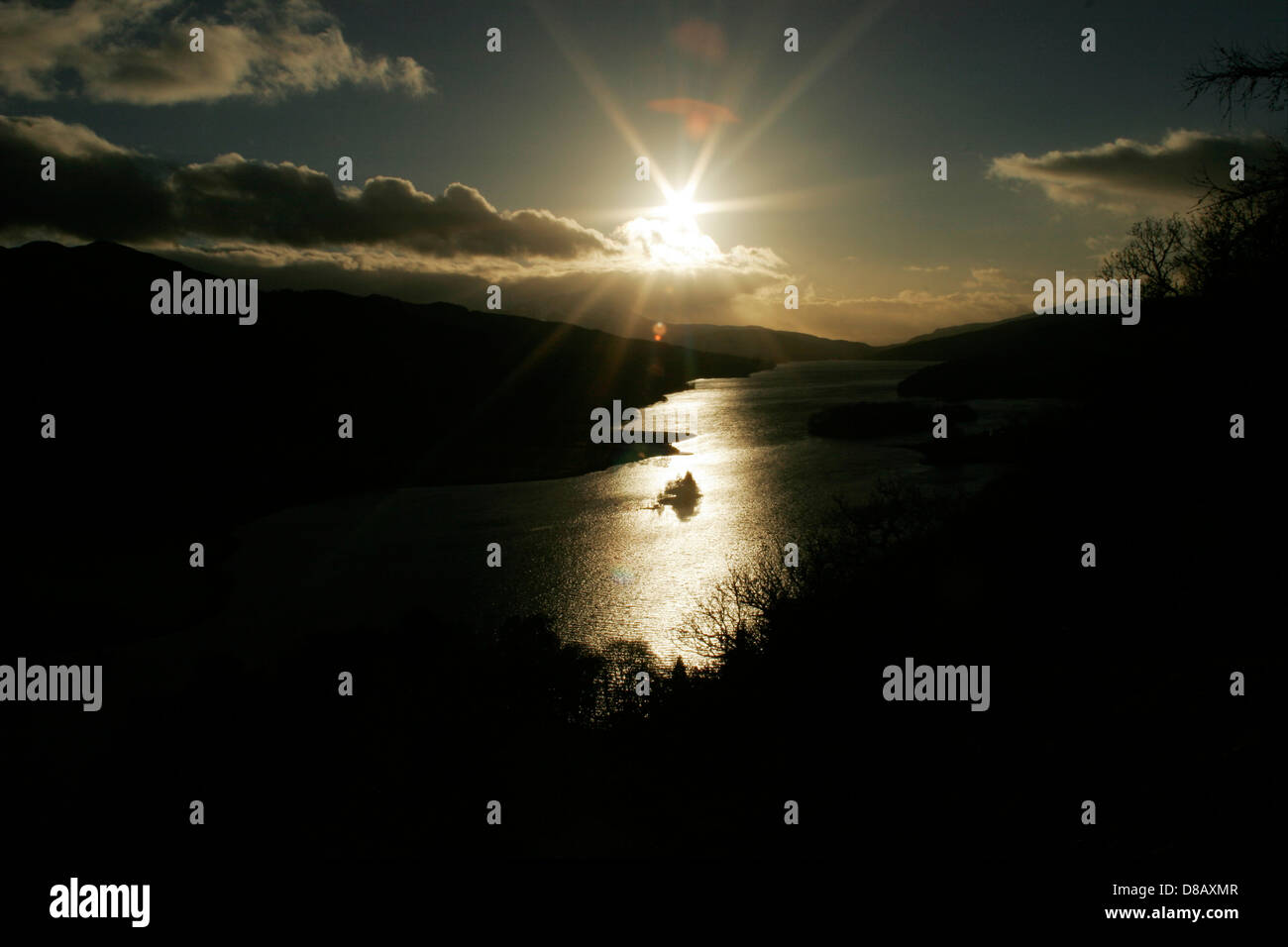 walker in Winter on Schiehallion Stock Photo - Alamy
