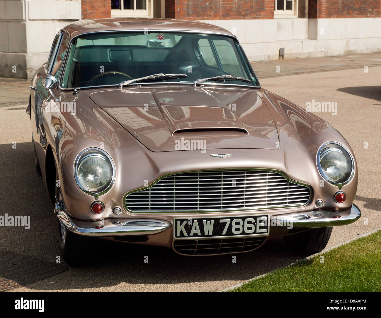 Aston Martin DB6 on display at the Old Royal Naval College, Greenwich ...