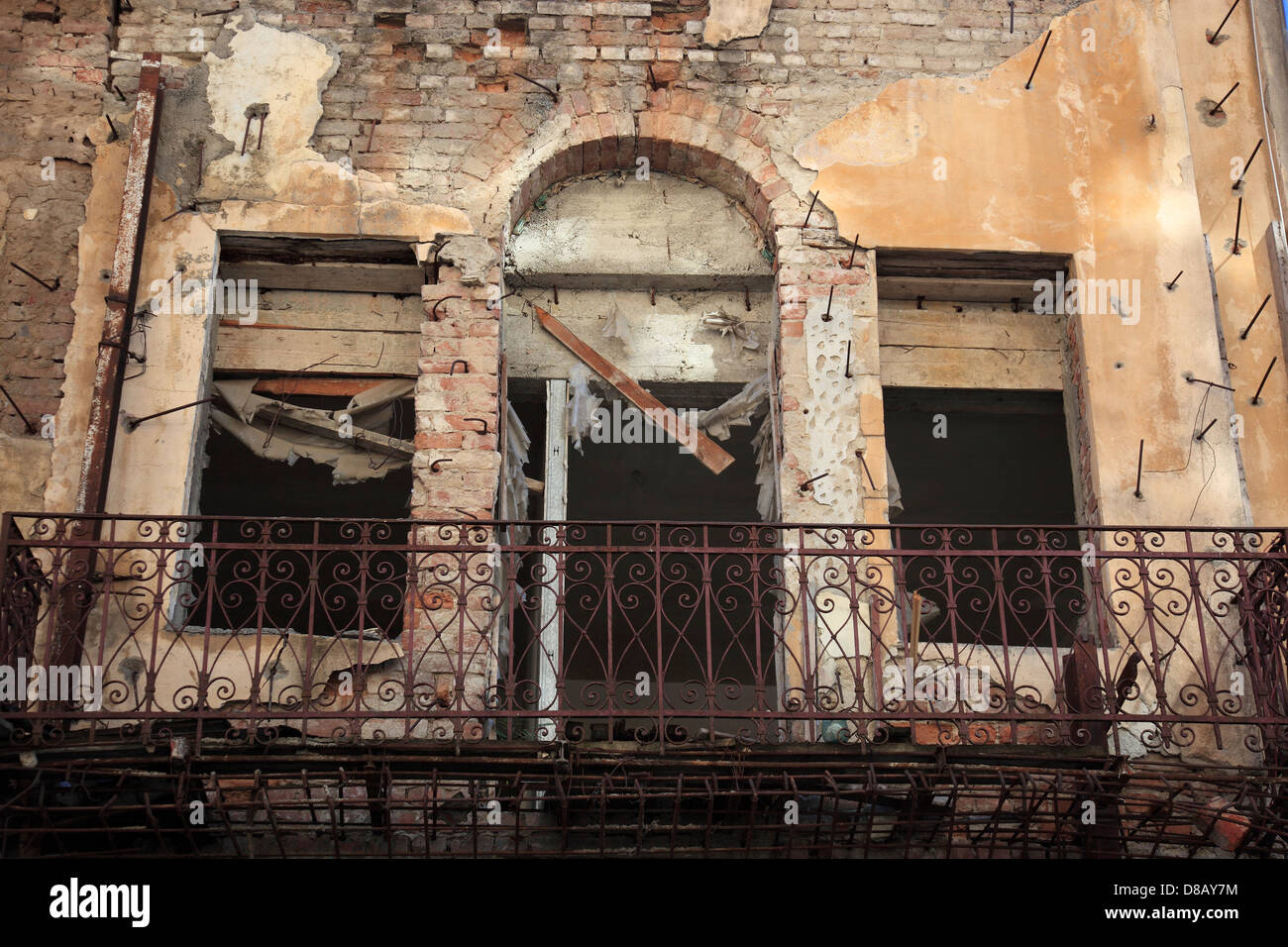 Redevelopment area, listed buildings in the historic center of ...