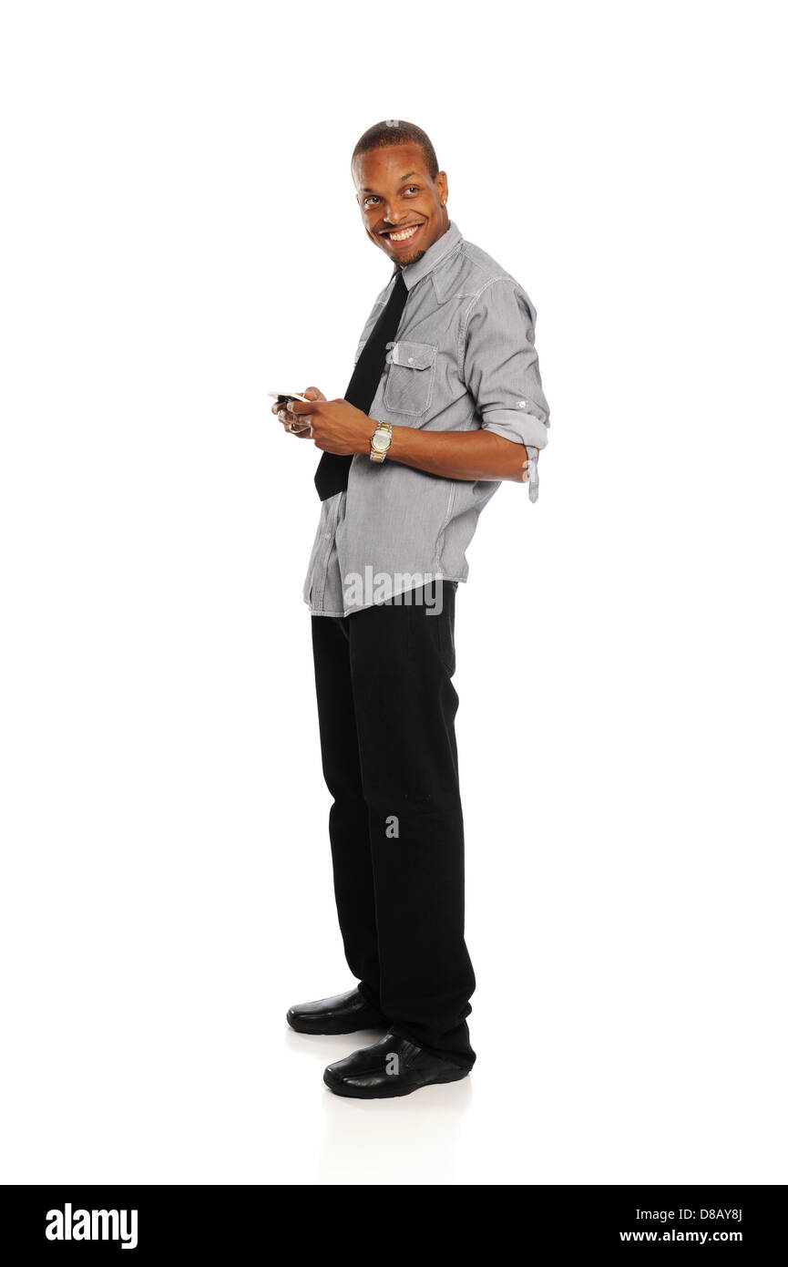 Funny smiling young african american Cut Out Stock Images & Pictures ...