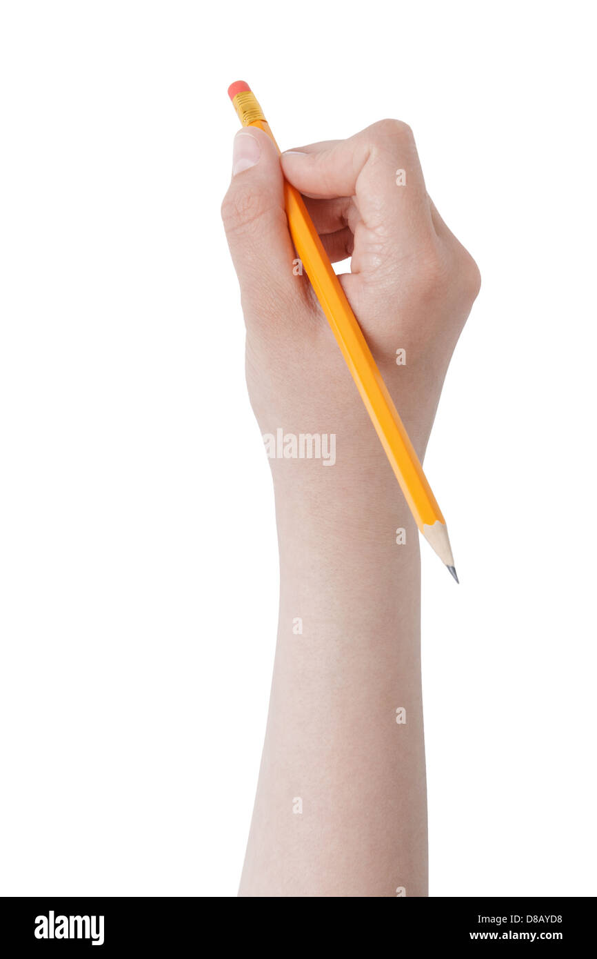 Hand Erasing With Pencil