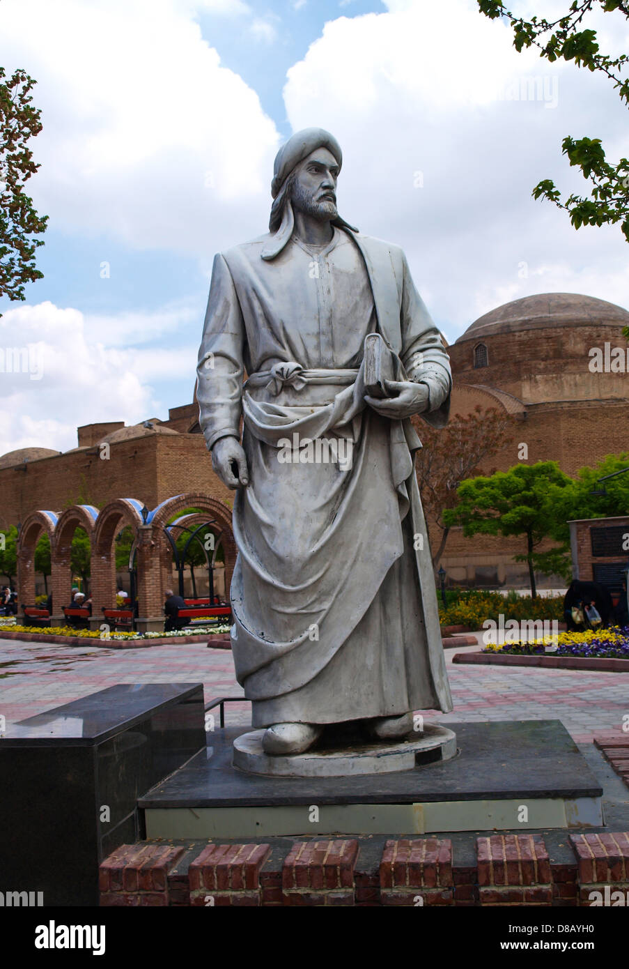 Statue of Ferdowsi in Blue mosque in Tabriz, Iran Stock Photo - Alamy