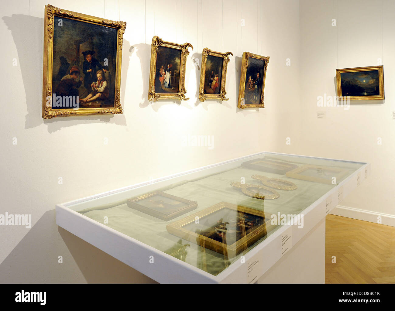 Paintings by Johann Conrad Katz (1719-1768) hang in the special exhibition 'Masterpieces from ...