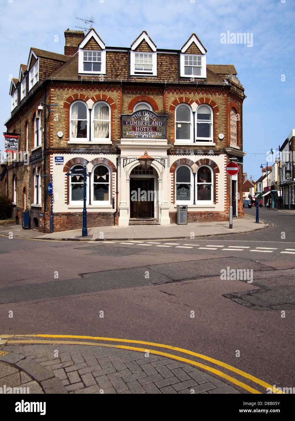 Duke of Cumberland Hotel Whitstable Kent Stock Photo - Alamy