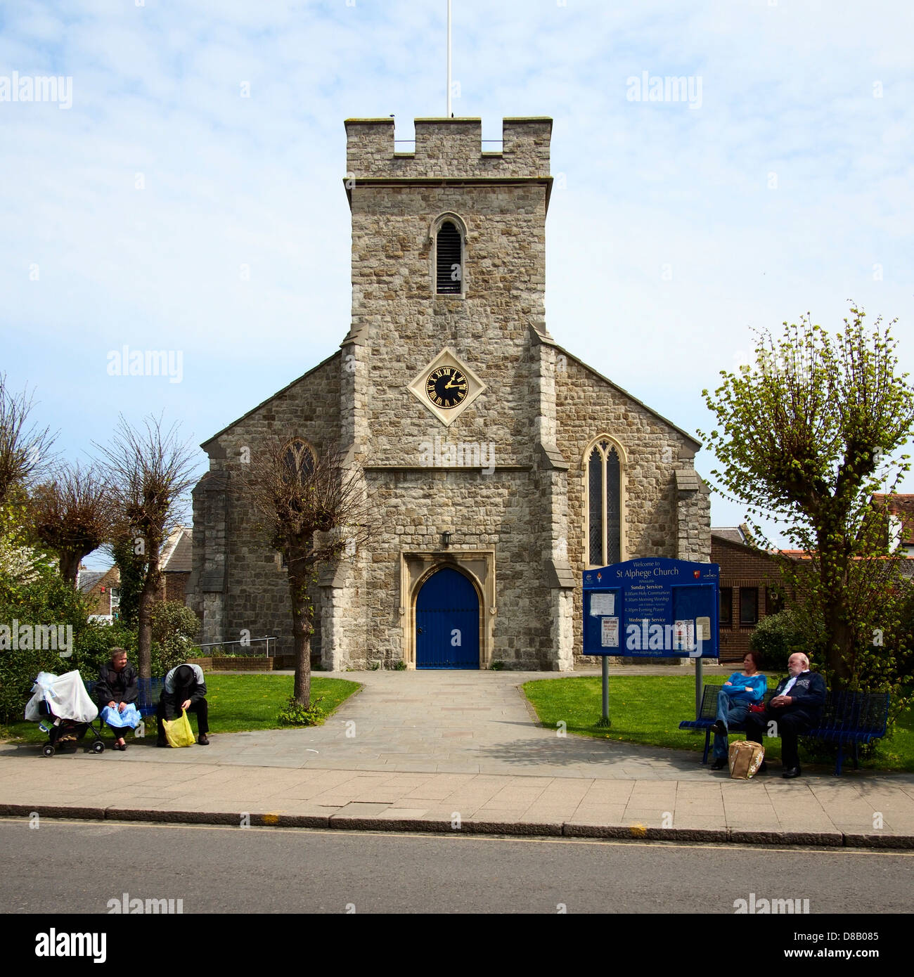 St Alphege Church Whitstable Kent Stock Photo - Alamy