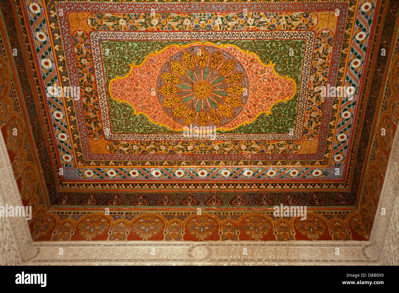Bahia Palace: Ceiling Stock Photo - Alamy