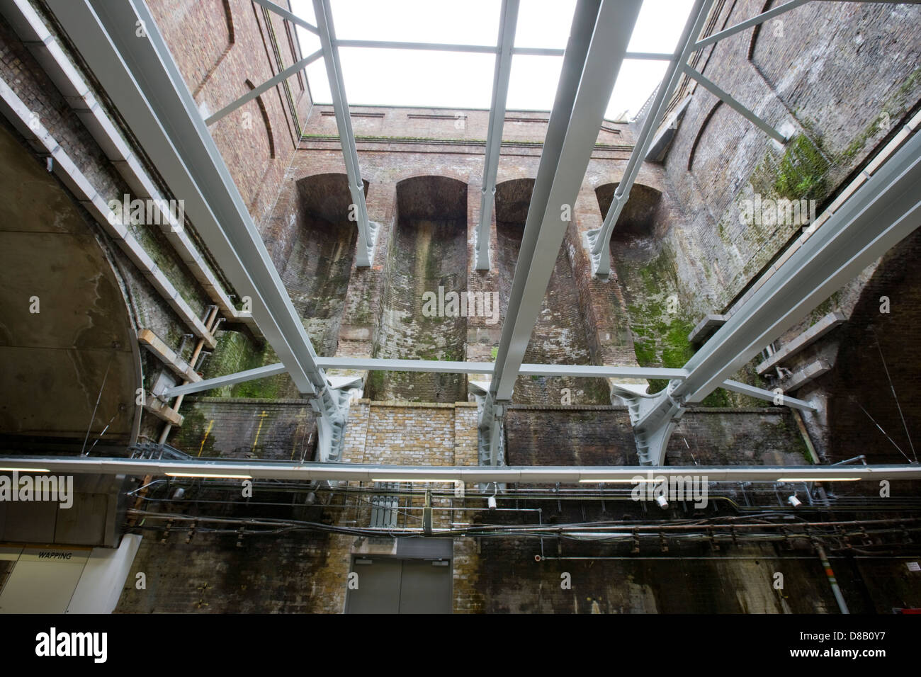London Overground East London Railway Wapping Station Stock Photo - Alamy
