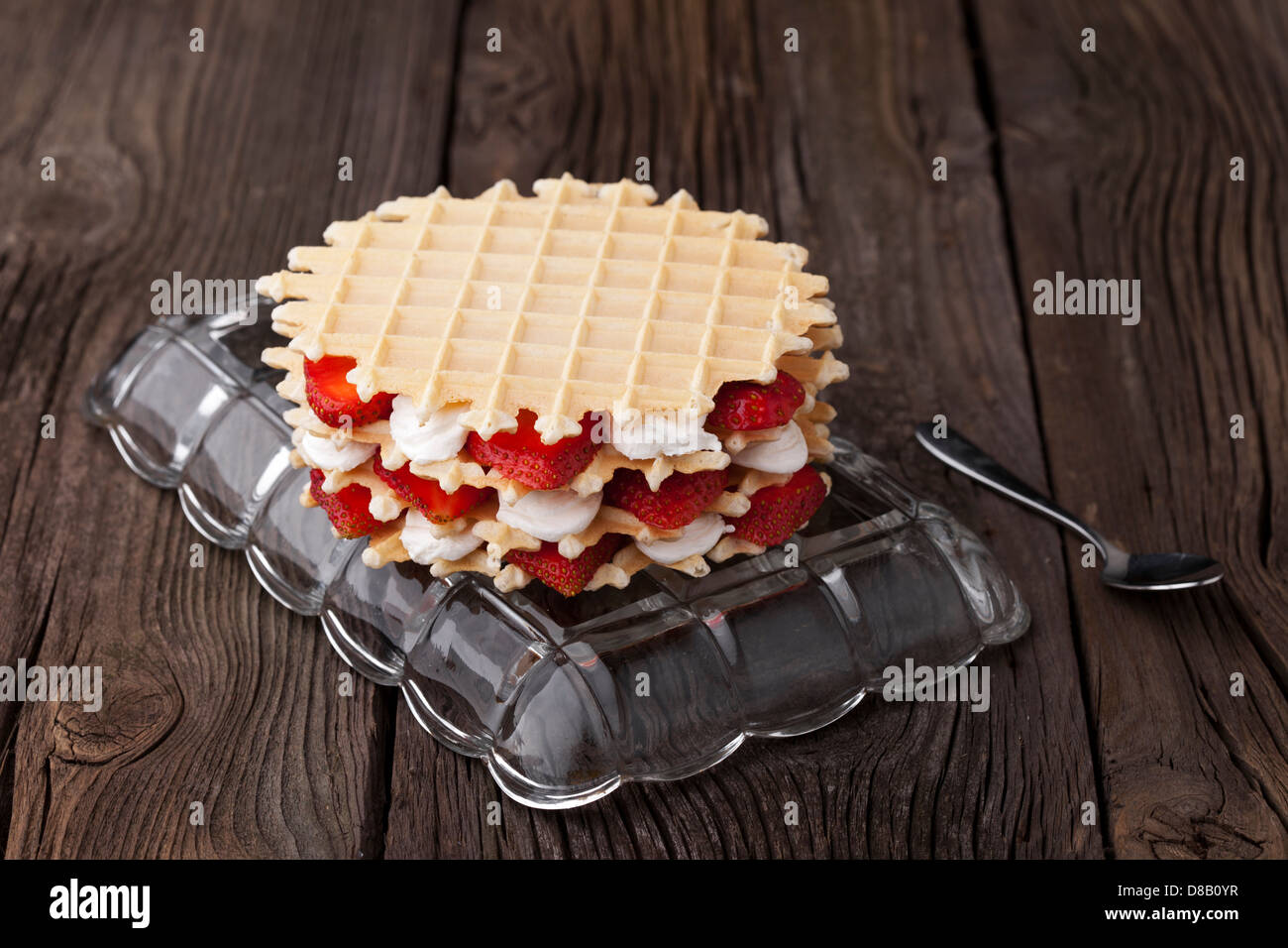 Wafer strawberry hi-res stock photography and images - Alamy