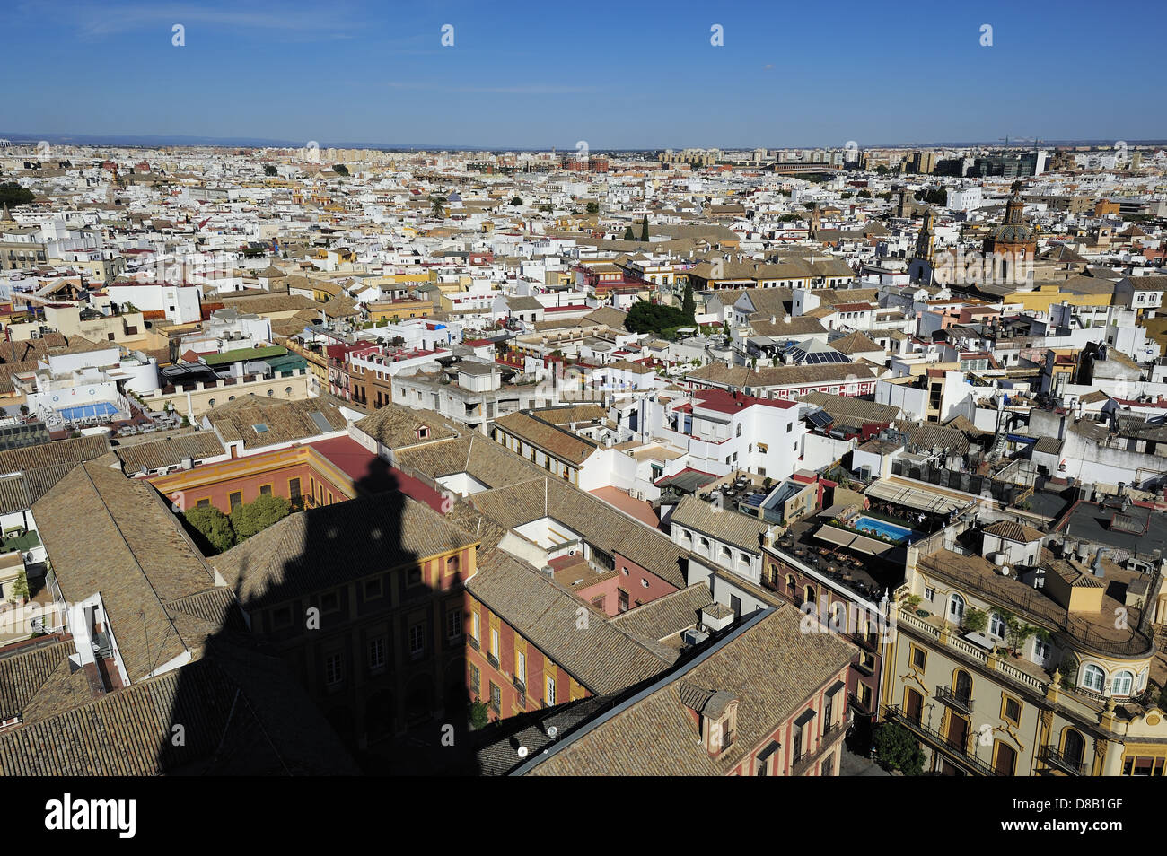 Aerial view of the city of seville hi-res stock photography and images ...
