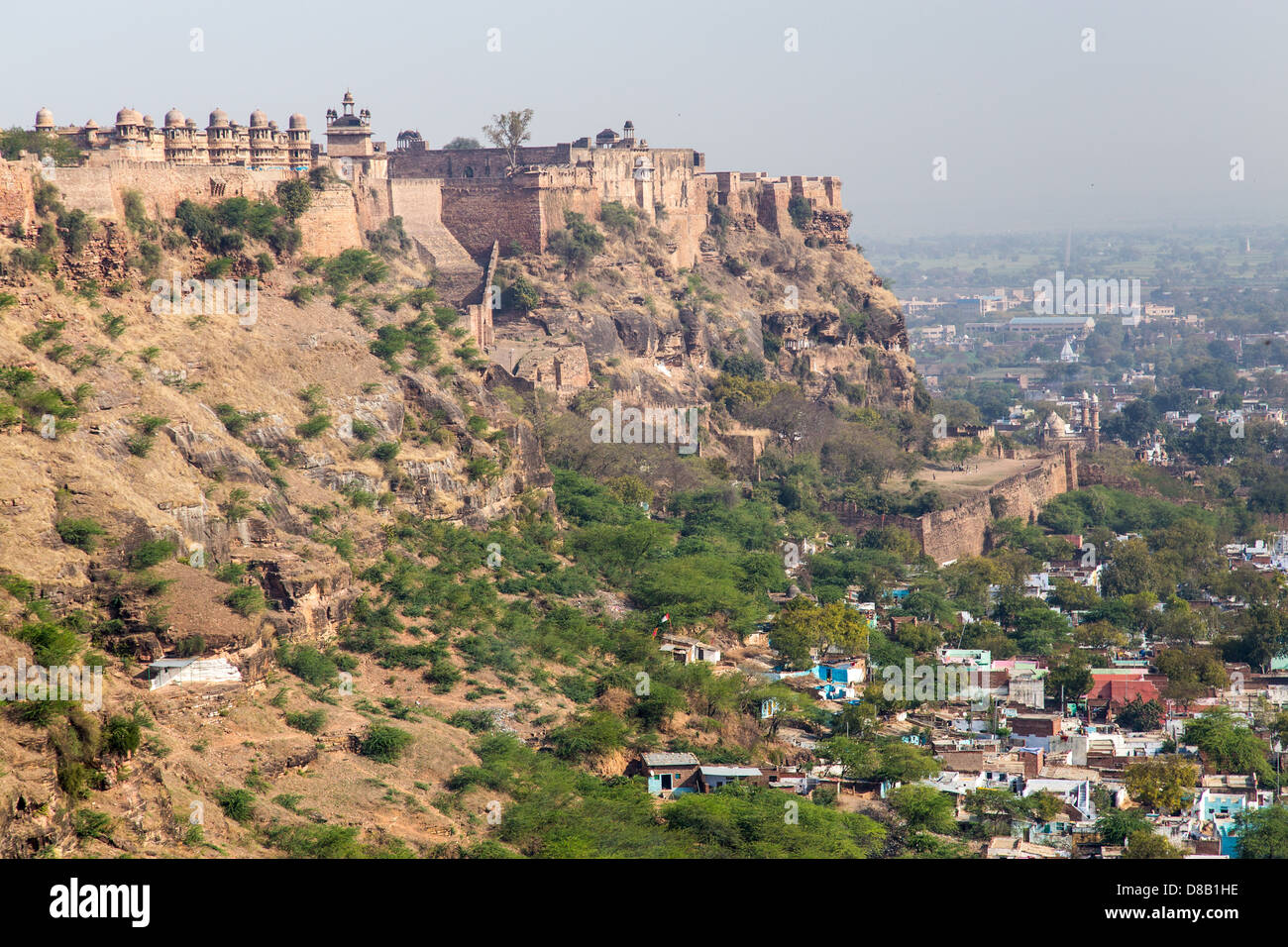 Gwalior Fort, Gwalior, Madhya Pradesh, India Stock Photo - Alamy