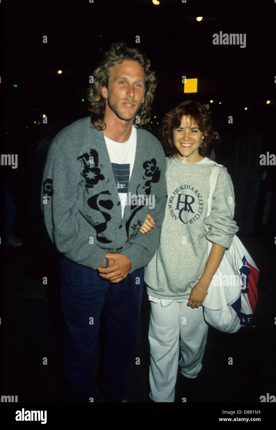 PETER HORTON with Ally Sheedy at MK's.(Credit Image: © Michael Ferguson ...