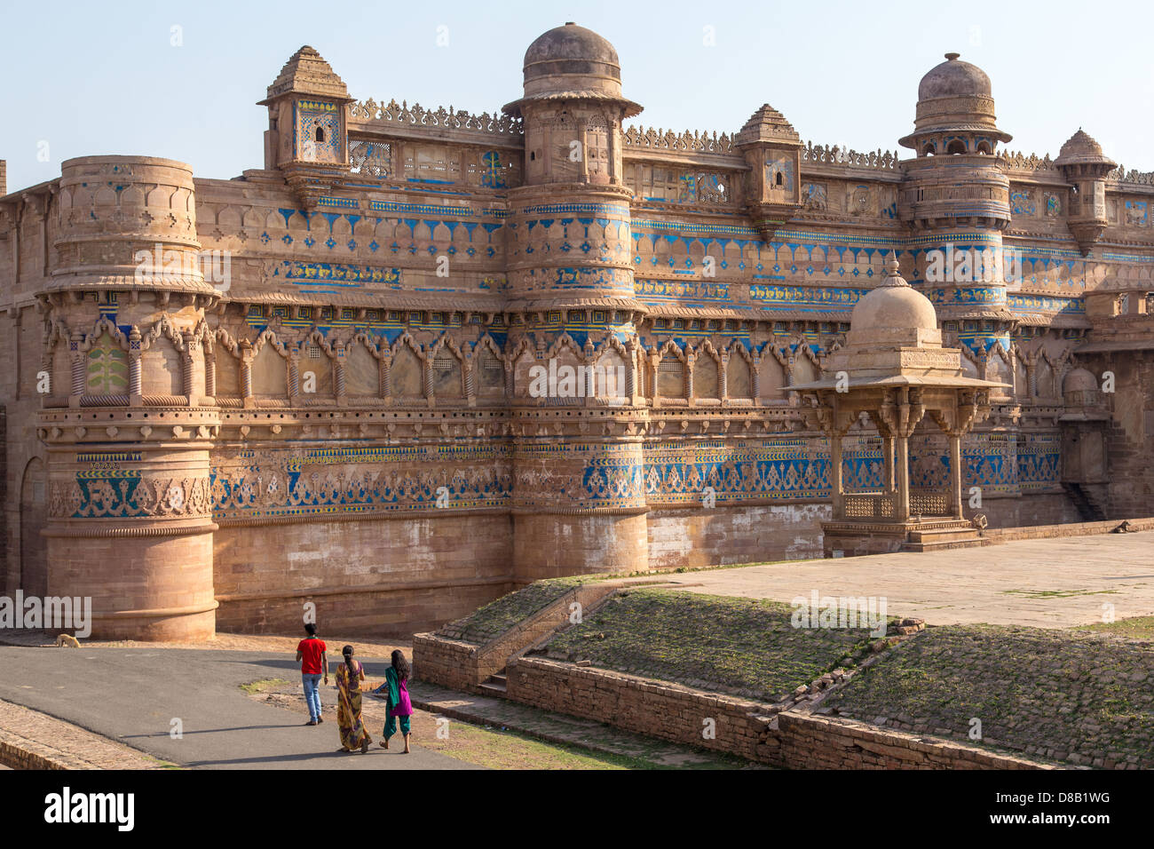 Gwalior Fort, Gwalior, Madhya Pradesh, India Stock Photo - Alamy