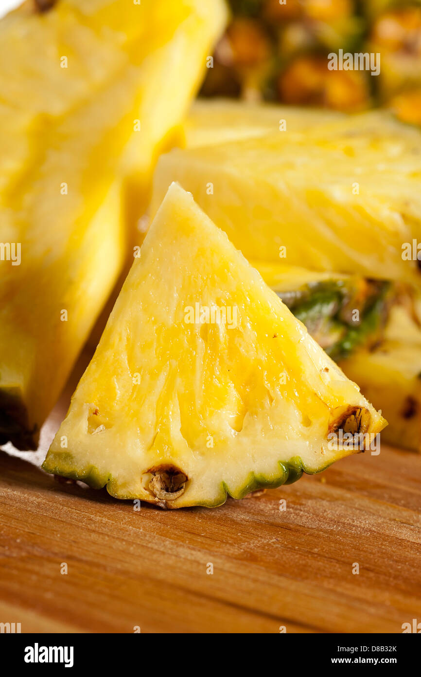 Pineapple slices leaves in hi-res stock photography and images - Alamy