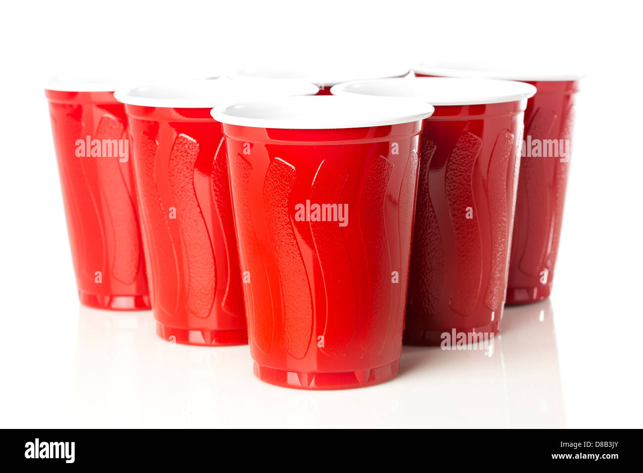 Red cups party Cut Out Stock Images & Pictures - Alamy