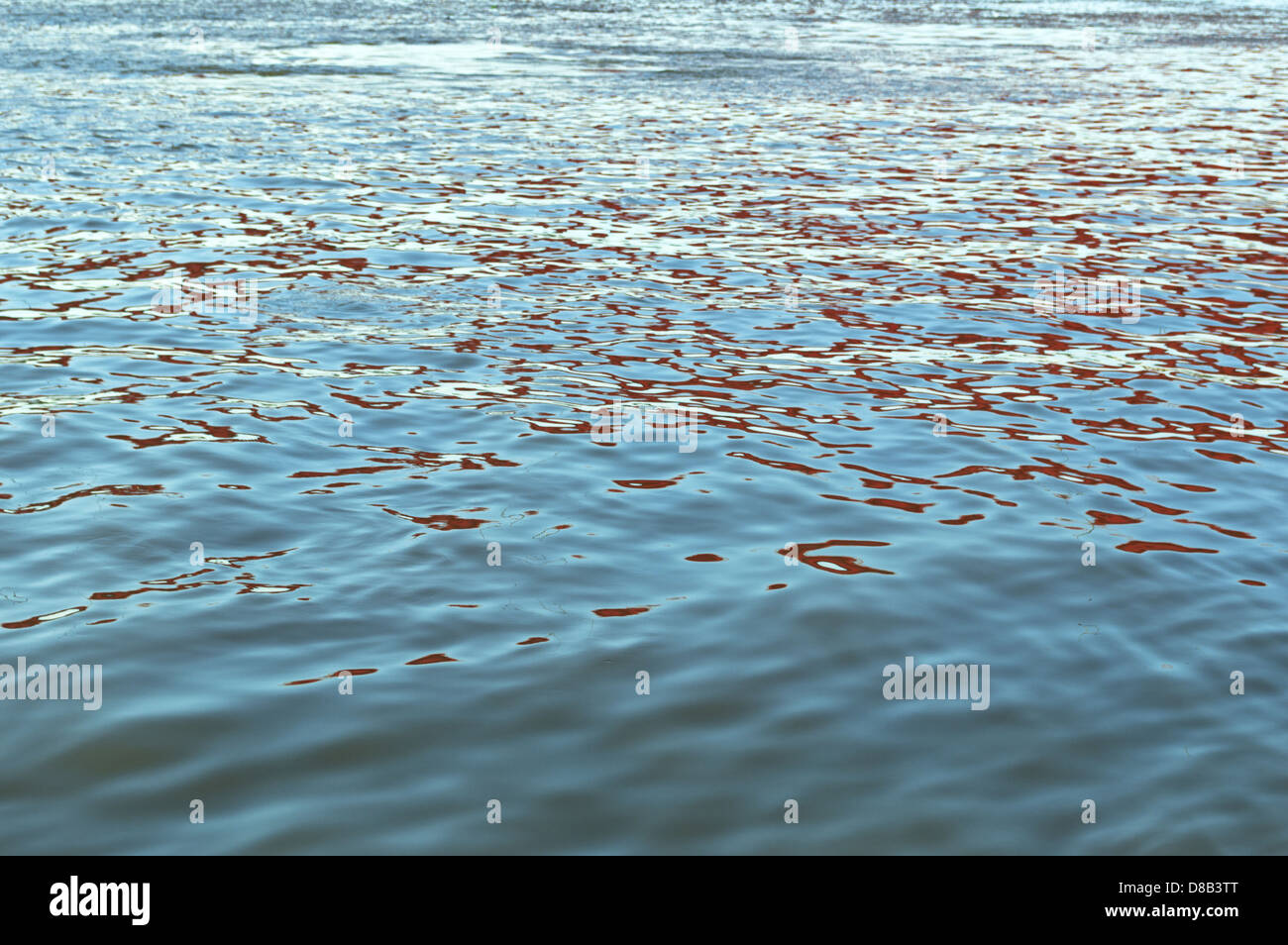 Detailed surface of polluted industrial water Stock Photo - Alamy