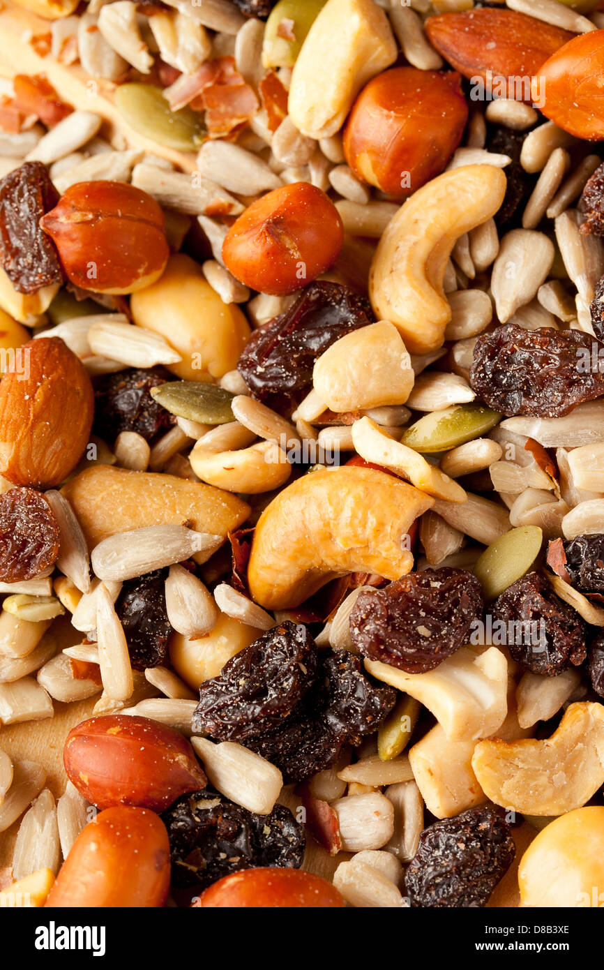 All Natural Homemade Trail Mix ready to eat Stock Photo - Alamy