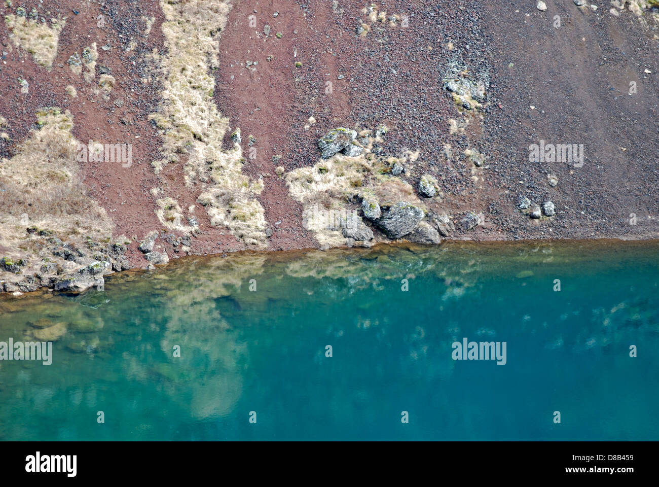 Keriò, Kerith or Kerid, volcanic crater lake, Iceland, Europe Stock ...