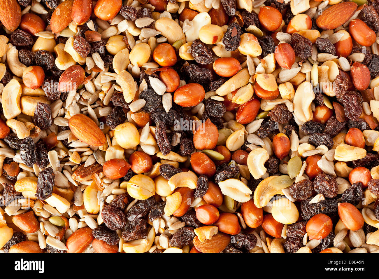 All Natural Homemade Trail Mix ready to eat Stock Photo - Alamy