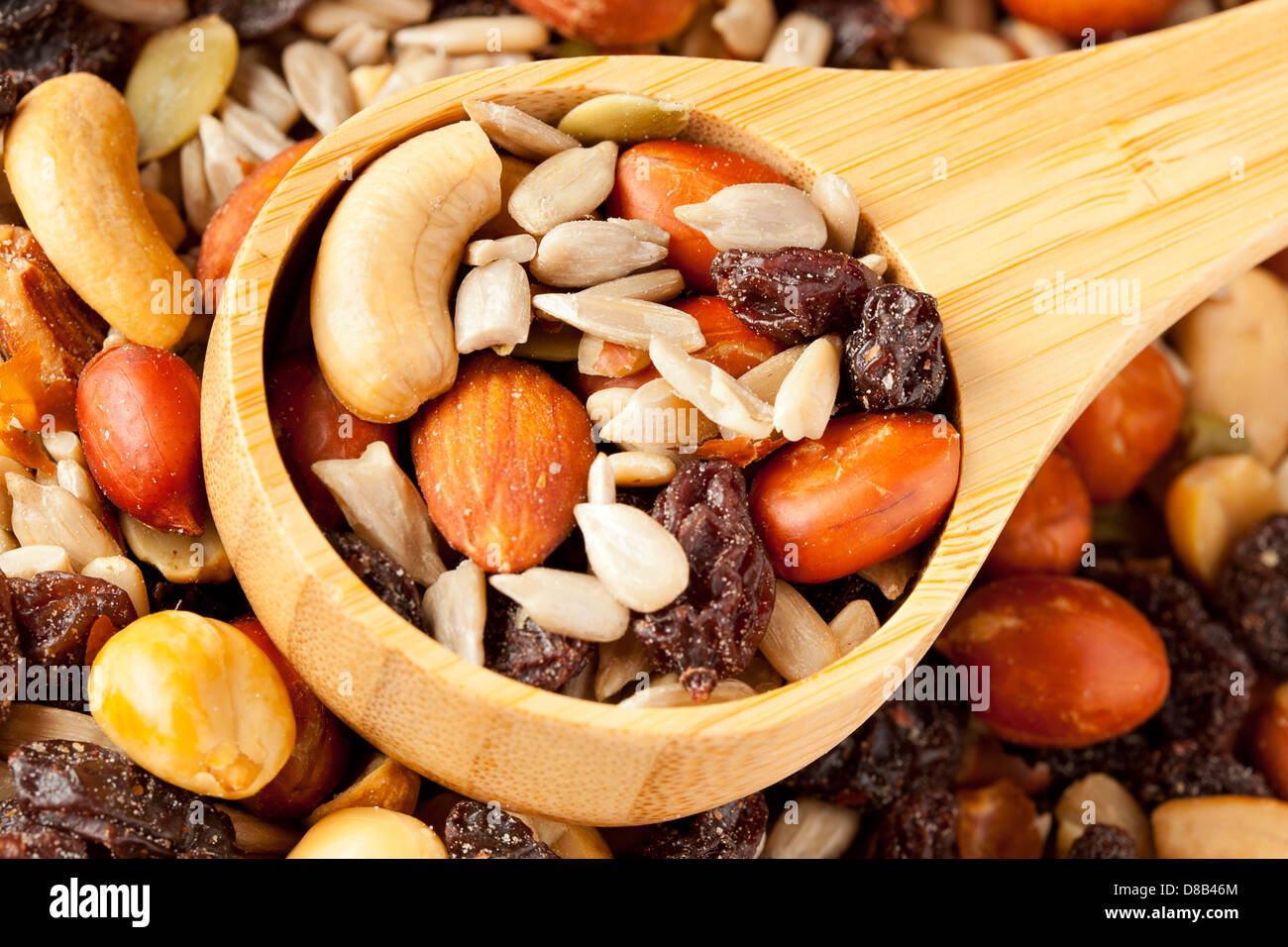 All Natural Homemade Trail Mix ready to eat Stock Photo - Alamy