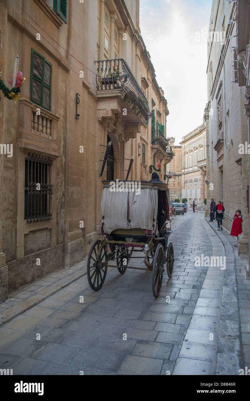 Street in Malta Stock Photo - Alamy
