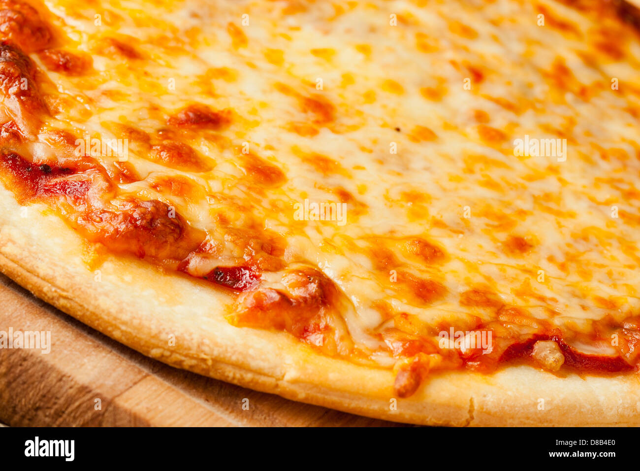 Classic Homemade Italian Cheese Pizza fresh out of the oven Stock Photo ...