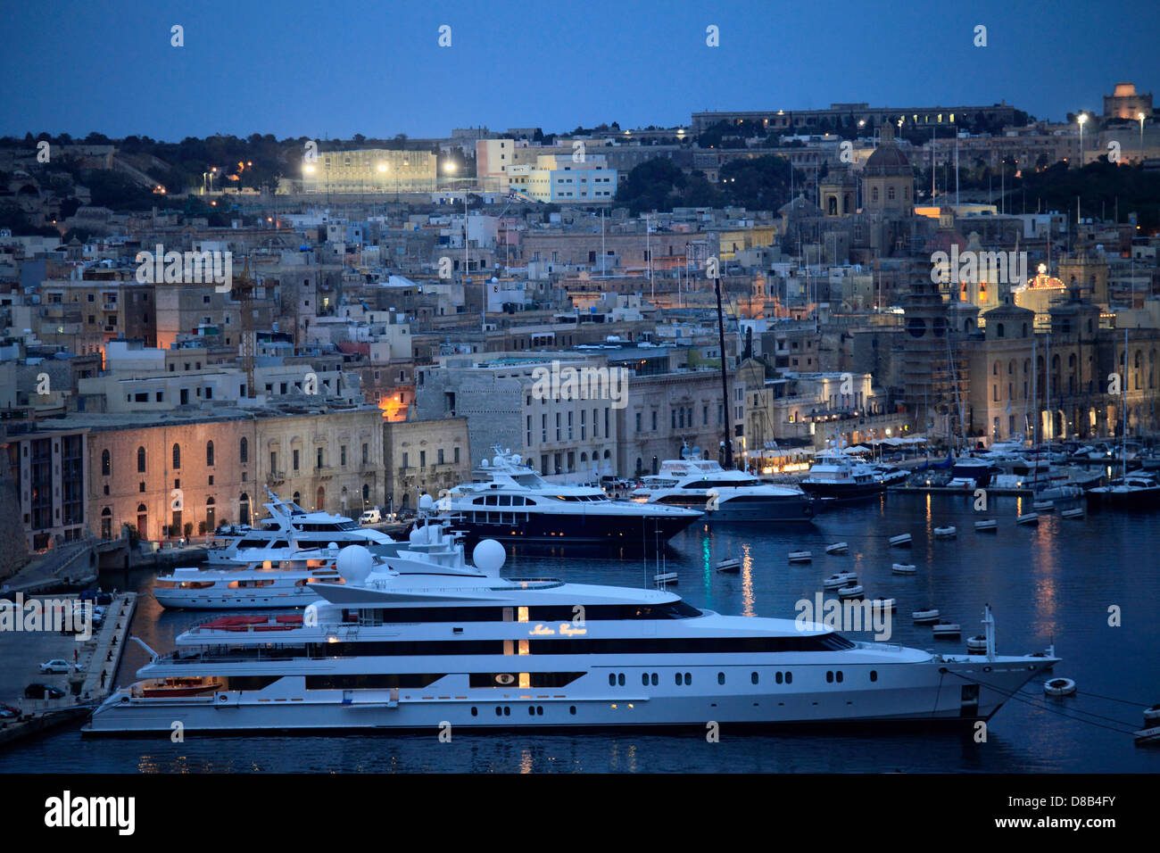 Malta, Vittoriosa, Birgu, Marina, Dockyard Creek Stock Photo - Alamy