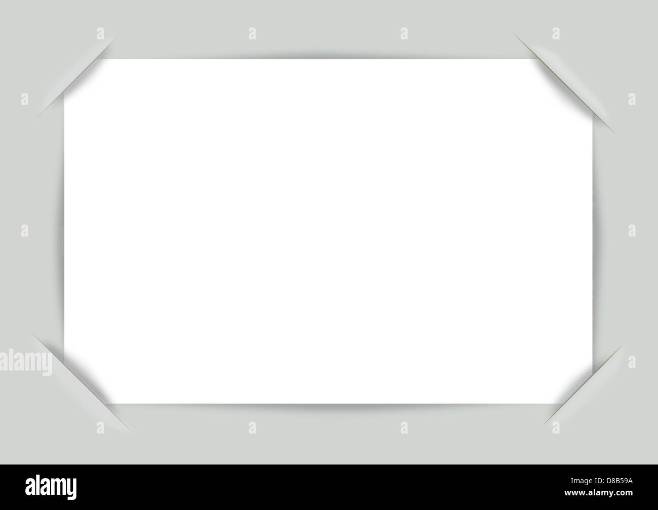 Photo frame corners. Illustration for design on a green background ...