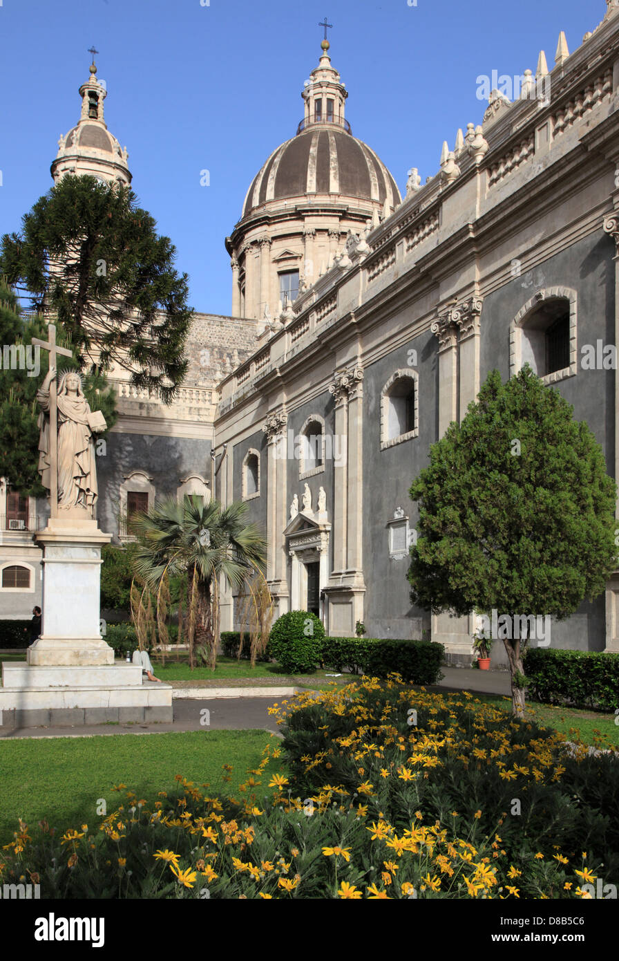 Italy, Sicily, Catania, Duomo, Cathedral Stock Photo - Alamy