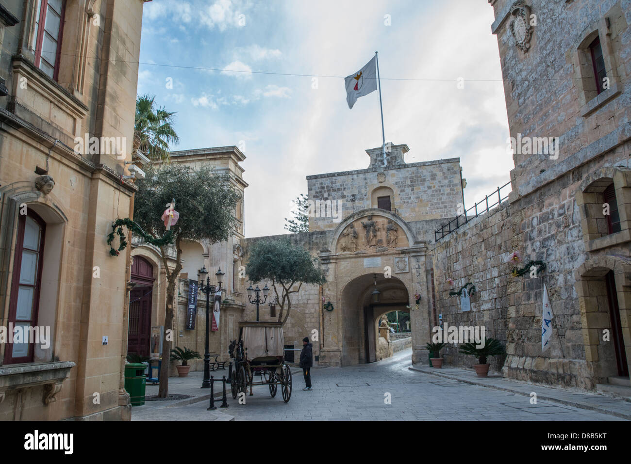 Old city in Malta Stock Photo - Alamy