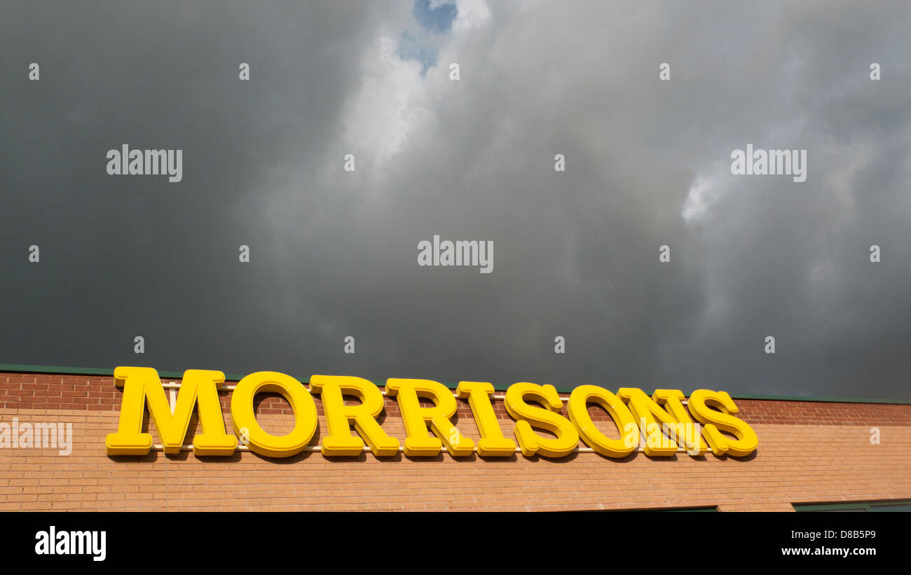 Morrisons Supermarket Sign High Resolution Stock Photography and Images ...