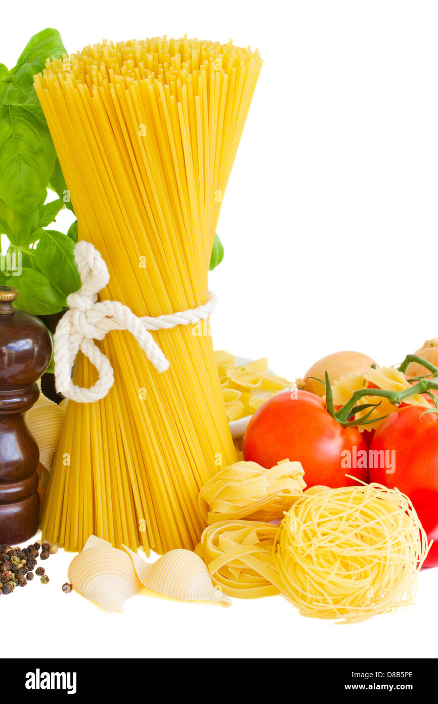 ingredients for pasta Stock Photo - Alamy
