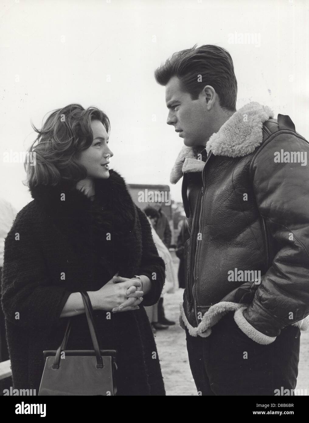 SHIRLEY ANNE FIELD with Robert Wagner.The War Lover 1962.(Credit Image ...