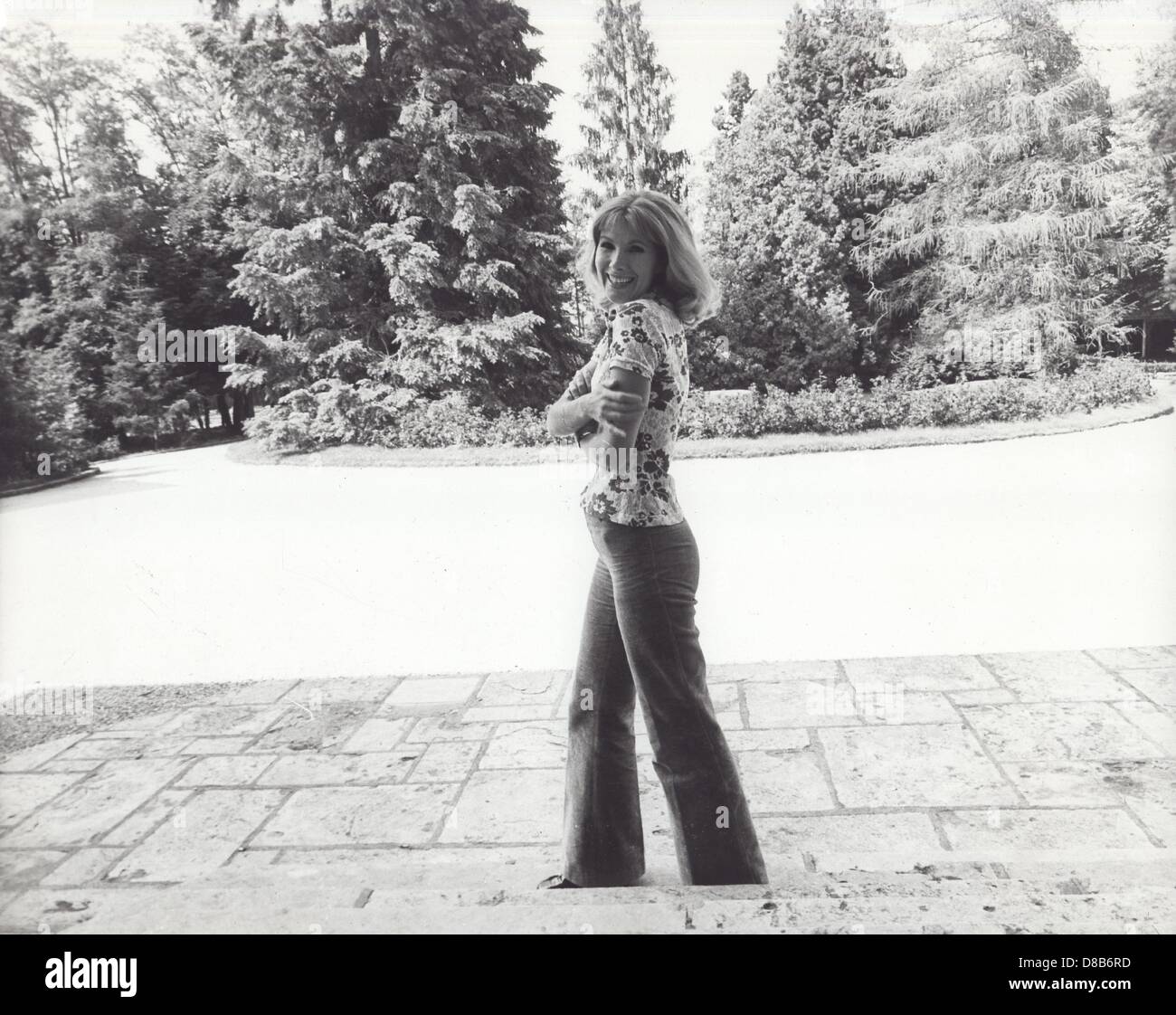 SUSAN HAMPSHIRE at Chateau de Rigny, France.(Credit Image: © P.I.P ...