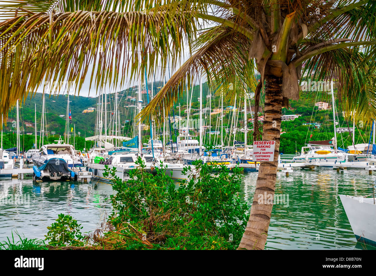 Tortola; Road Town; British Virgin Islands; Caribbean Stock Photo - Alamy