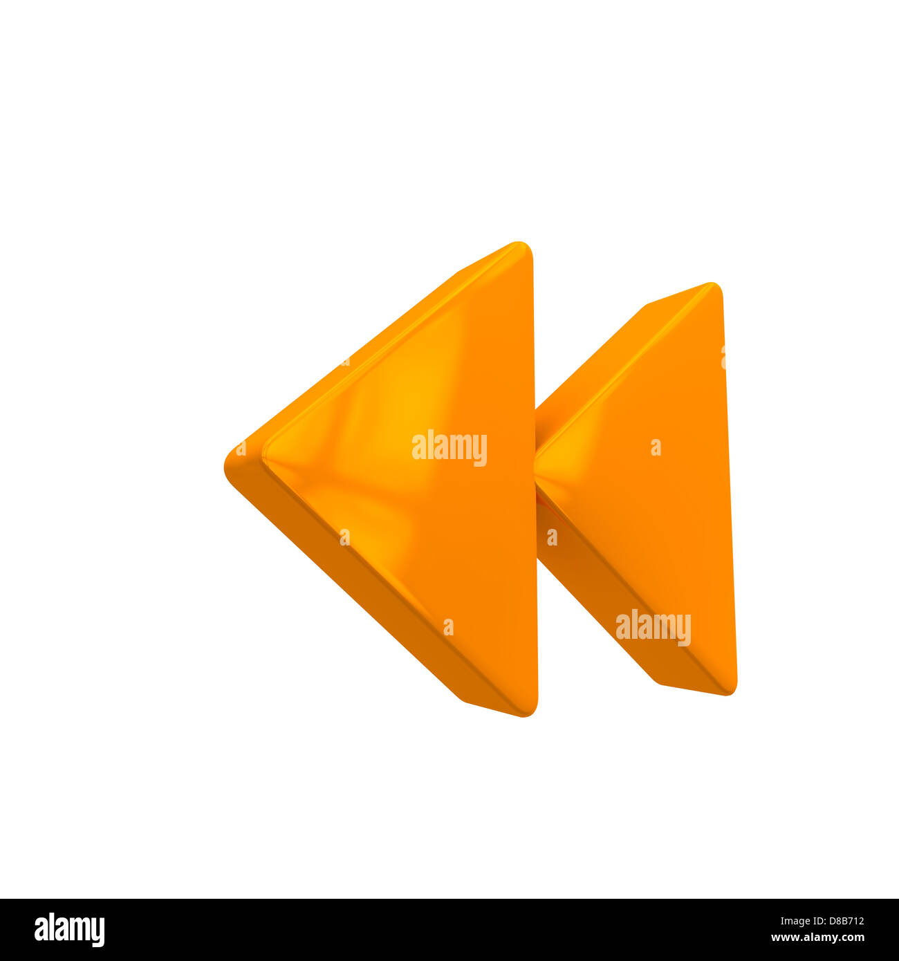 Rewind arrow Cut Out Stock Images & Pictures - Alamy