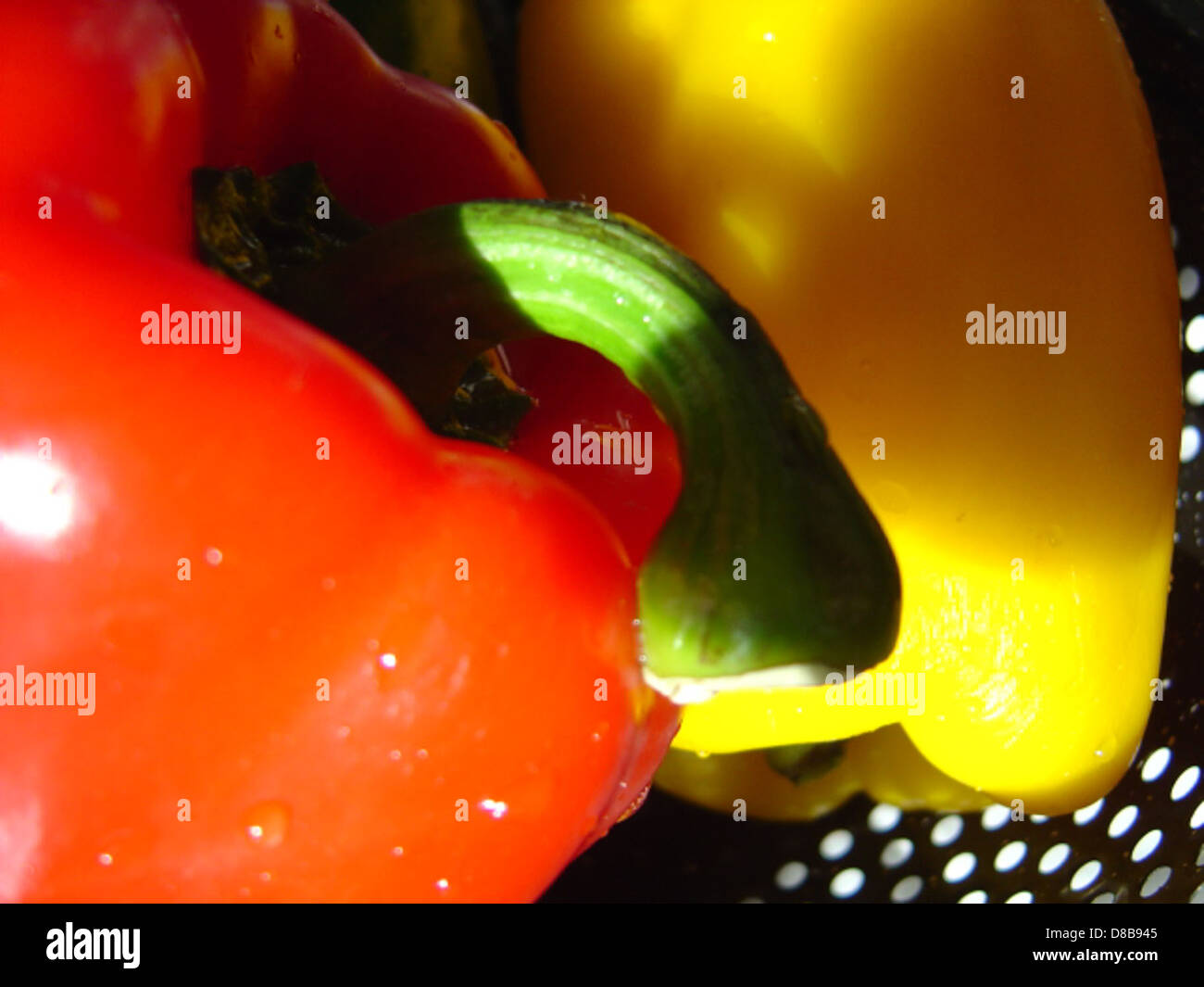 bell peppers closeup Stock Photo - Alamy