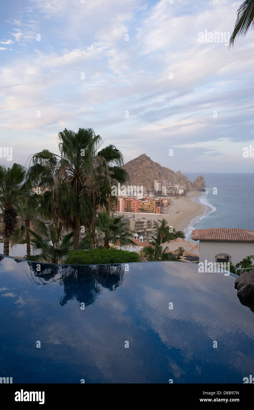 Color photograph looking down Solmar Beach at Cabo San Lucas Stock ...