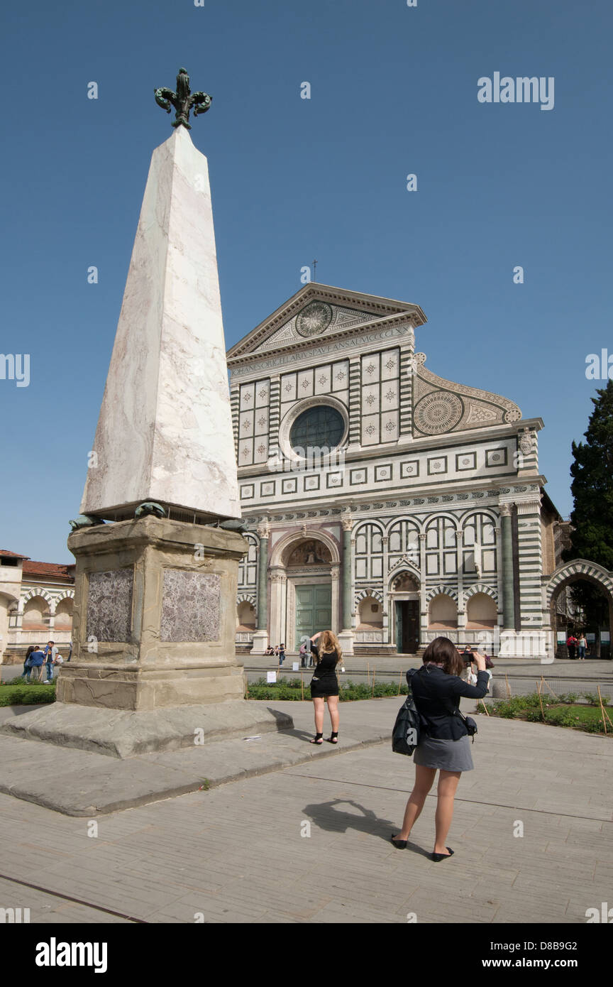Leon Battista Alberti Facade Basilica High Resolution Stock Photography ...