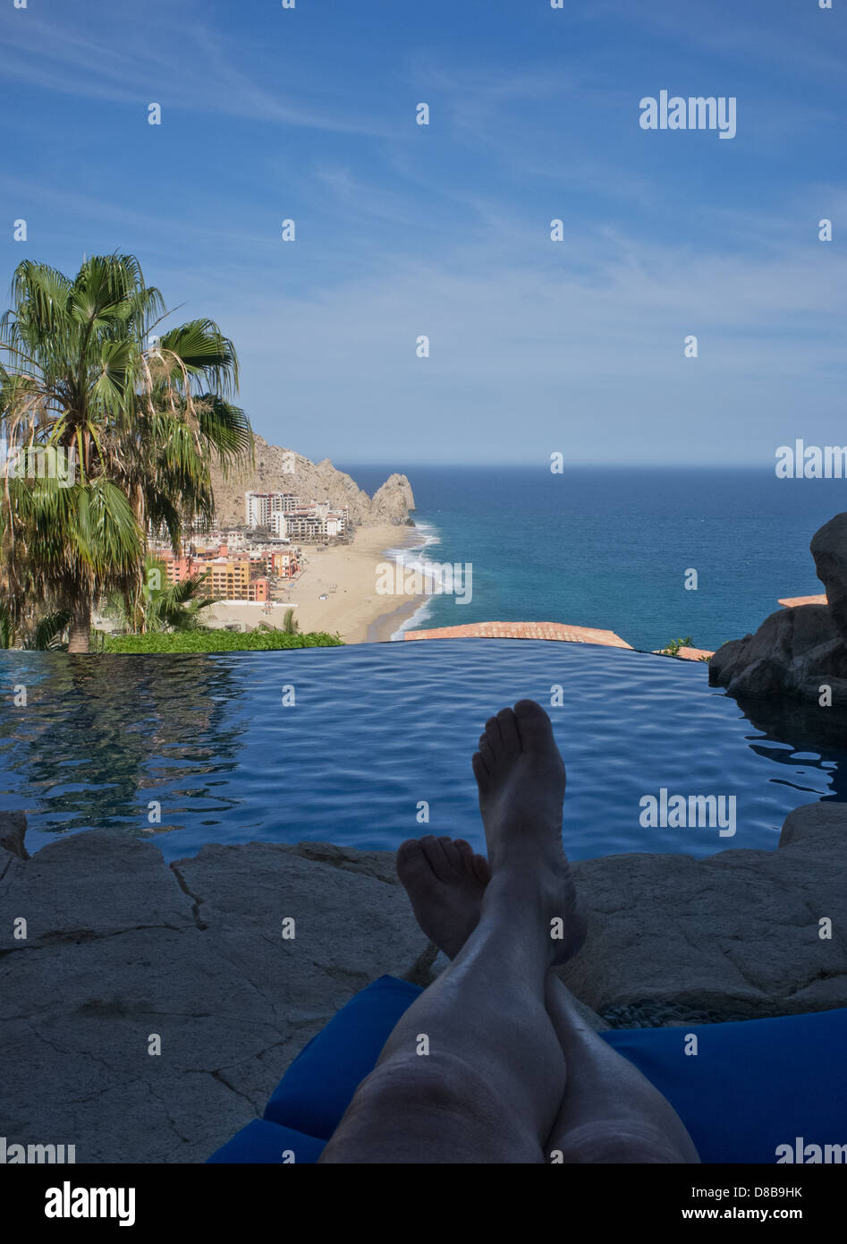 Color photograph looking down Solmar Beach at Cabo San Lucas Stock ...
