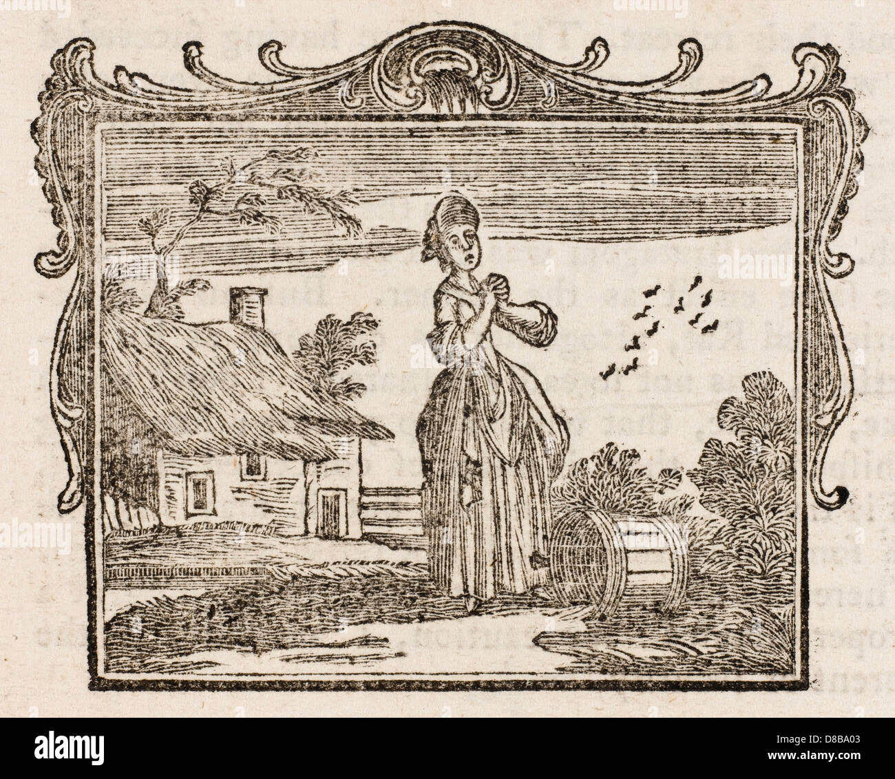 Fable - Maid - Milk Pail Stock Photo - Alamy