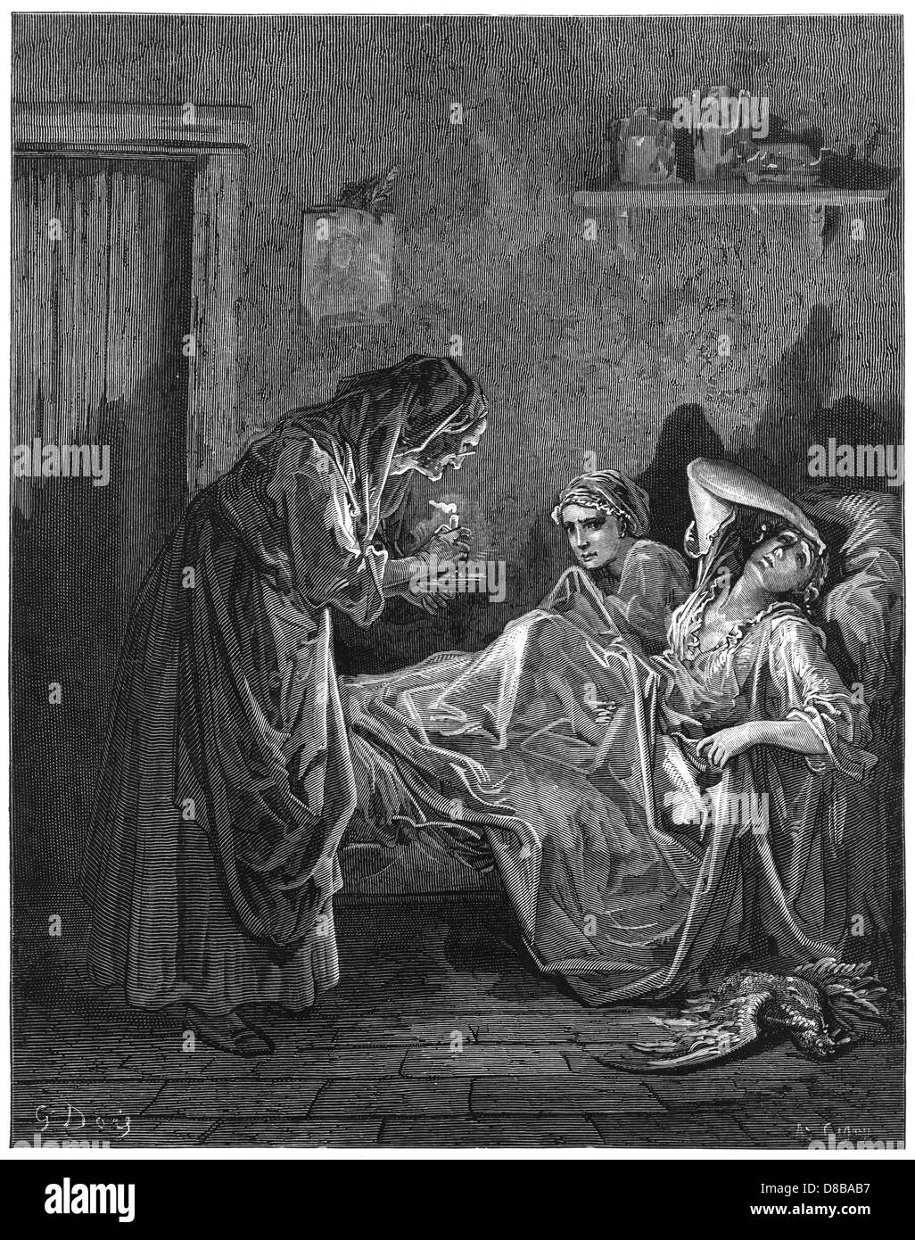 The Old Woman - Servants Stock Photo - Alamy