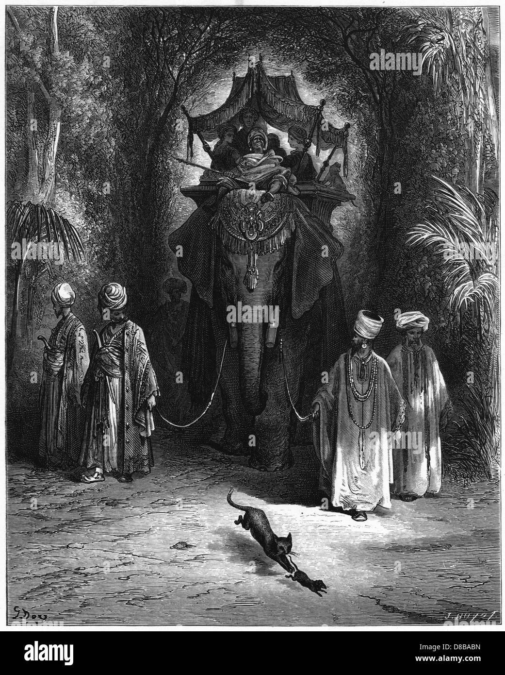 Fable - Rat and Elephant Stock Photo - Alamy