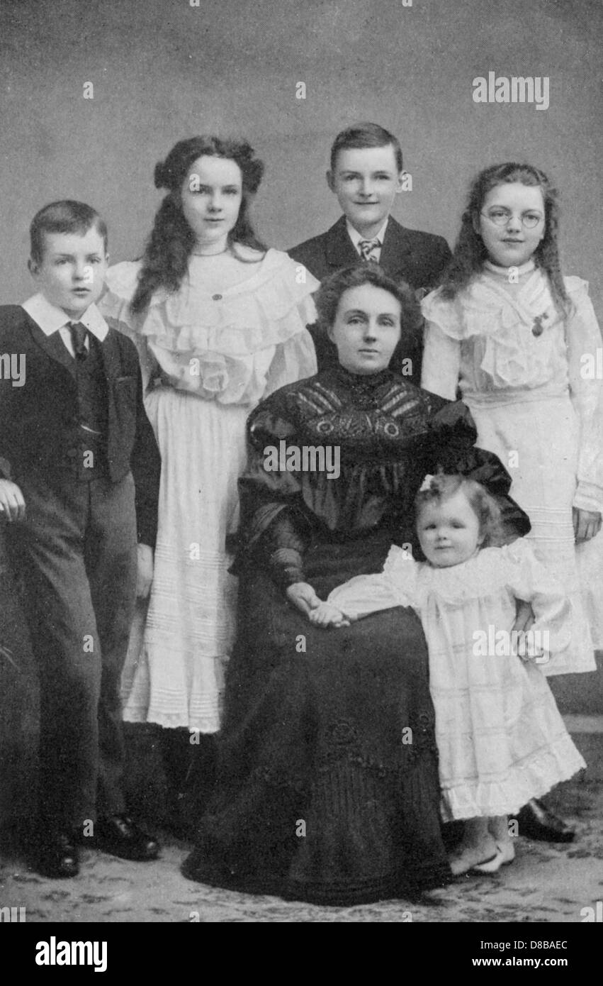 Lloyd George And Family Stock Photo - Alamy
