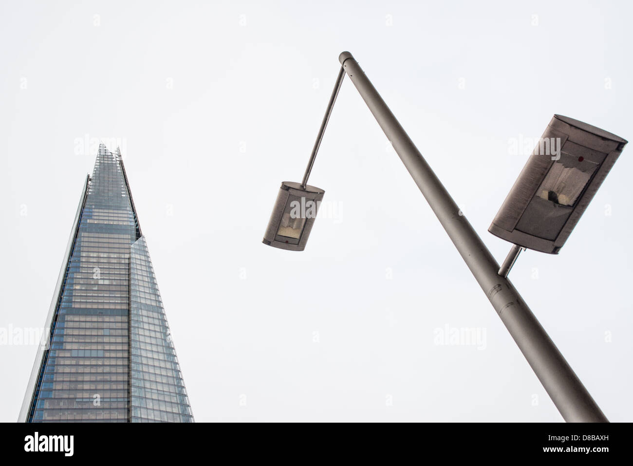Shard and lamp post Stock Photo - Alamy